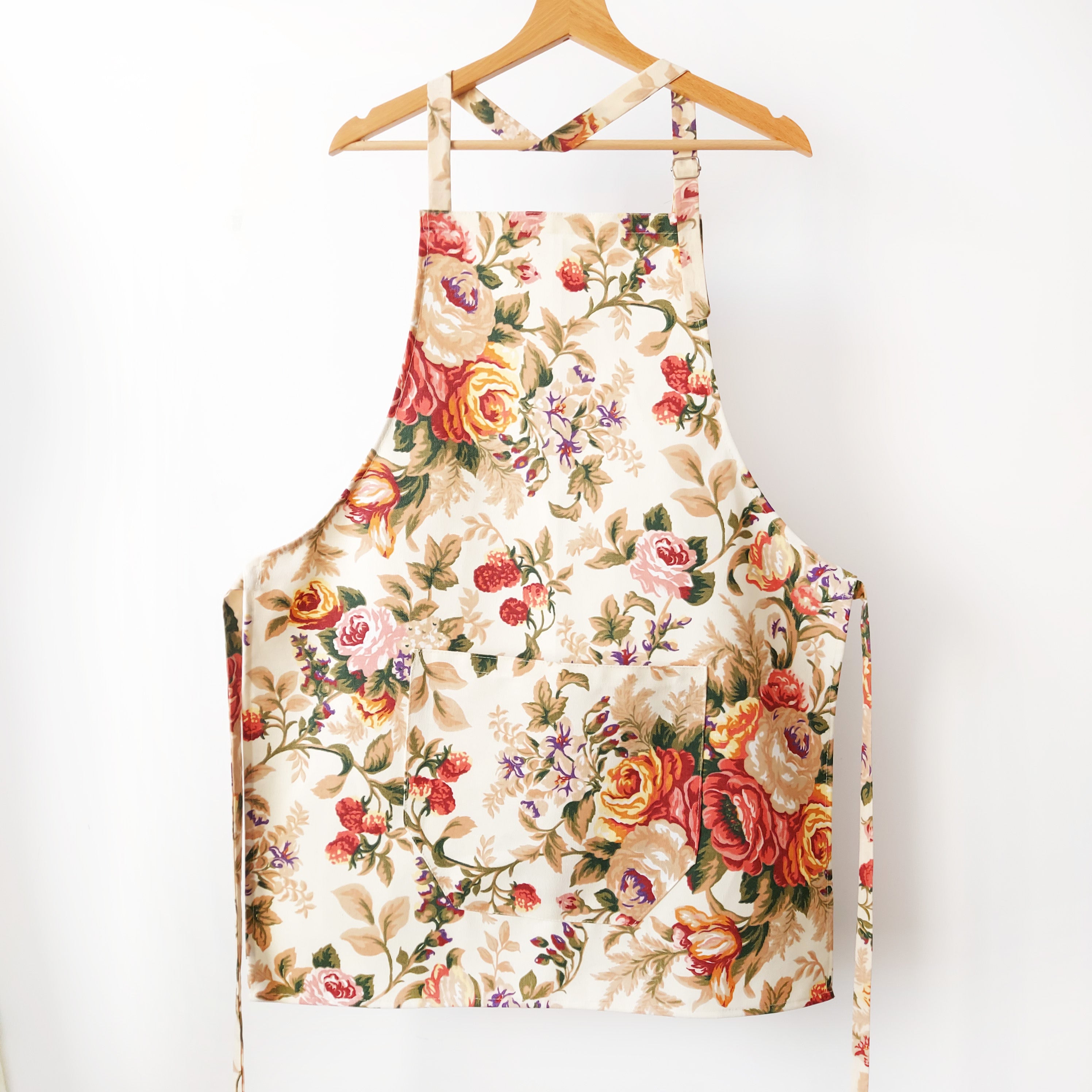 Kitchen Apron Adjustable Bib Apron Cooking Kitchen Aprons for Women Men ...